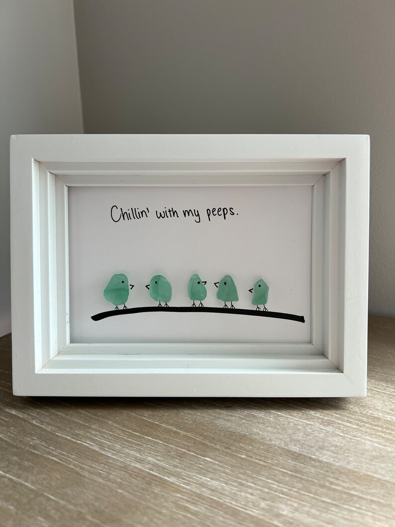 Glassartwork - Chillin’ With My Peeps - Etsy