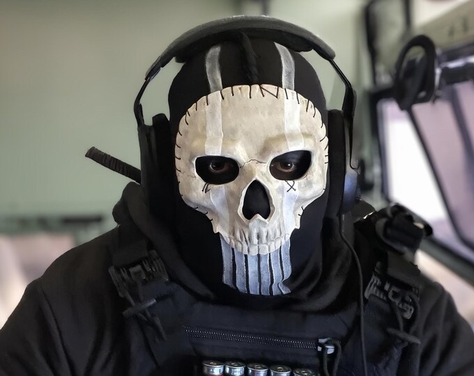 Ghost Mask MW2 and Warzone Style - Etsy