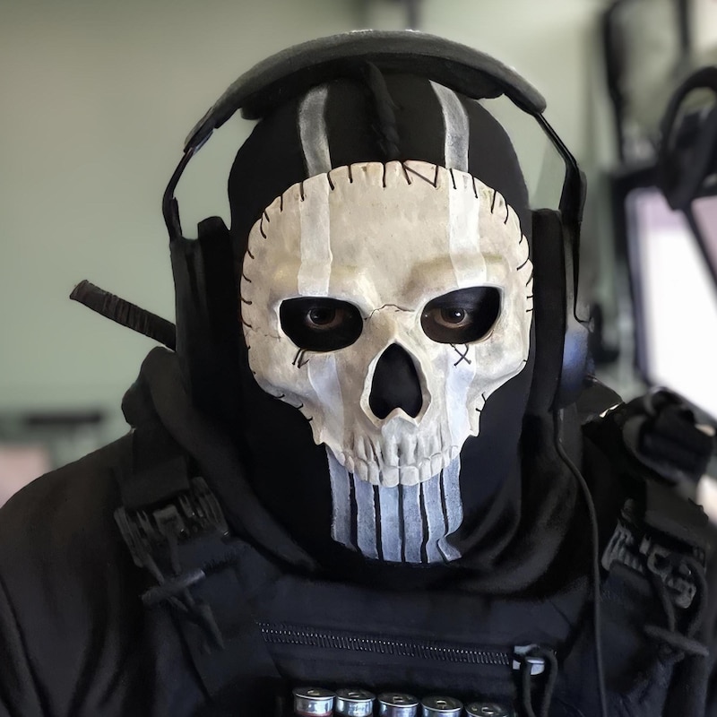 Cod Ghost Mask - Etsy