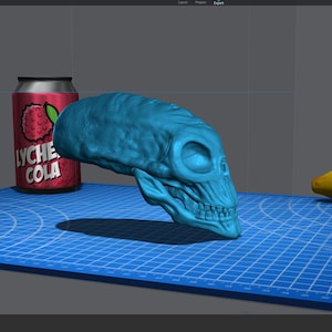 Alien Skull STL 3D Print Files for Digital Download and 3D Printing - Etsy