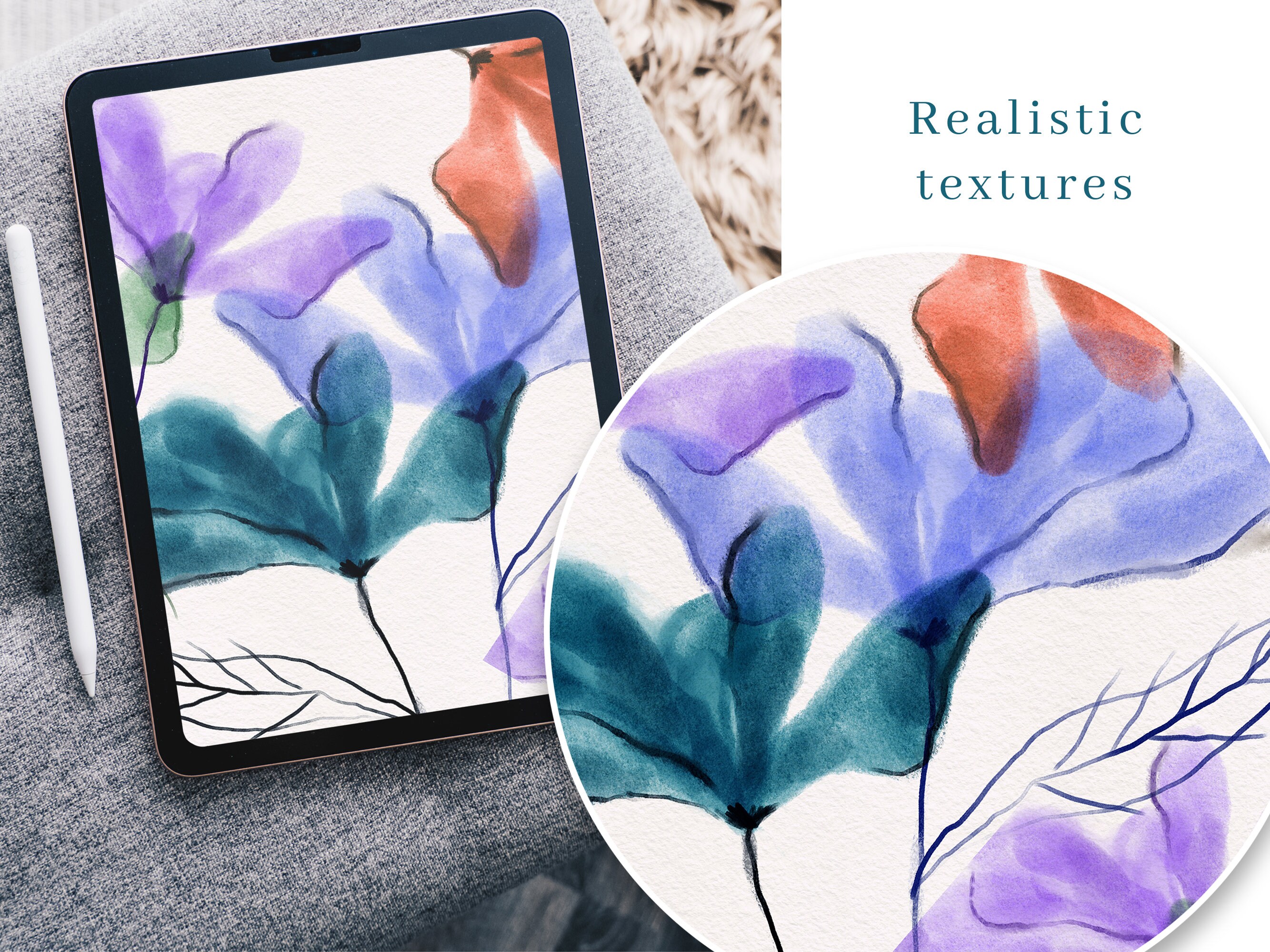 Procreate Brushes Digital Paper Brushes for Procreate - Etsy