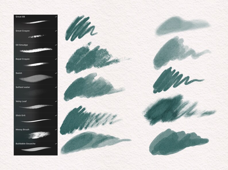 Procreate Brushes Digital Paper Brushes for Procreate - Etsy