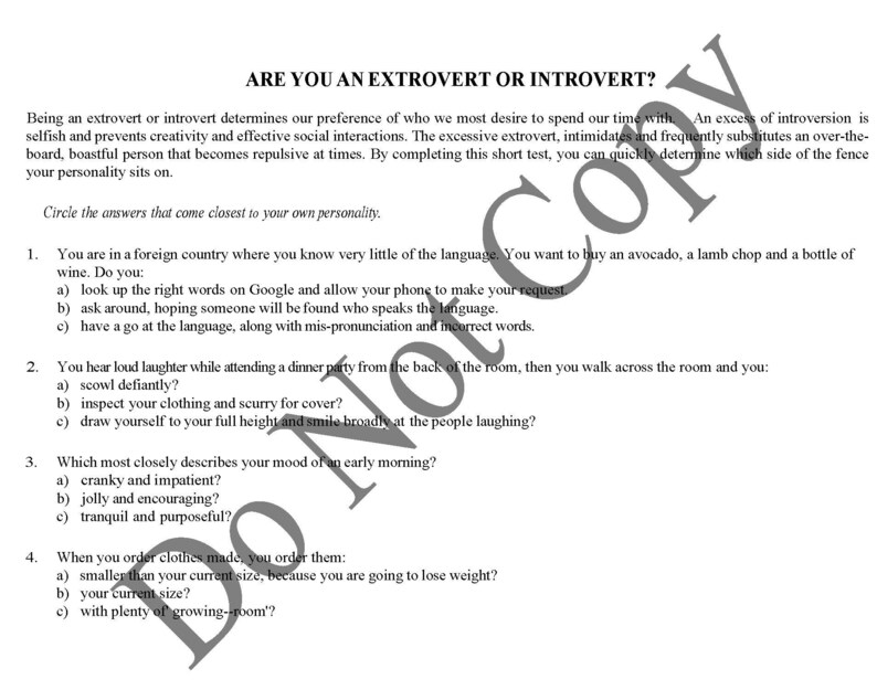Are You an Extrovert or Introvert - Etsy