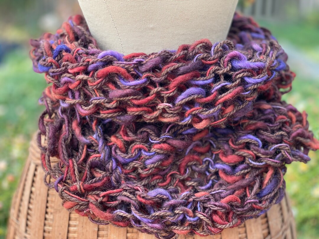 Hand-knit Mobius Cowl - Etsy