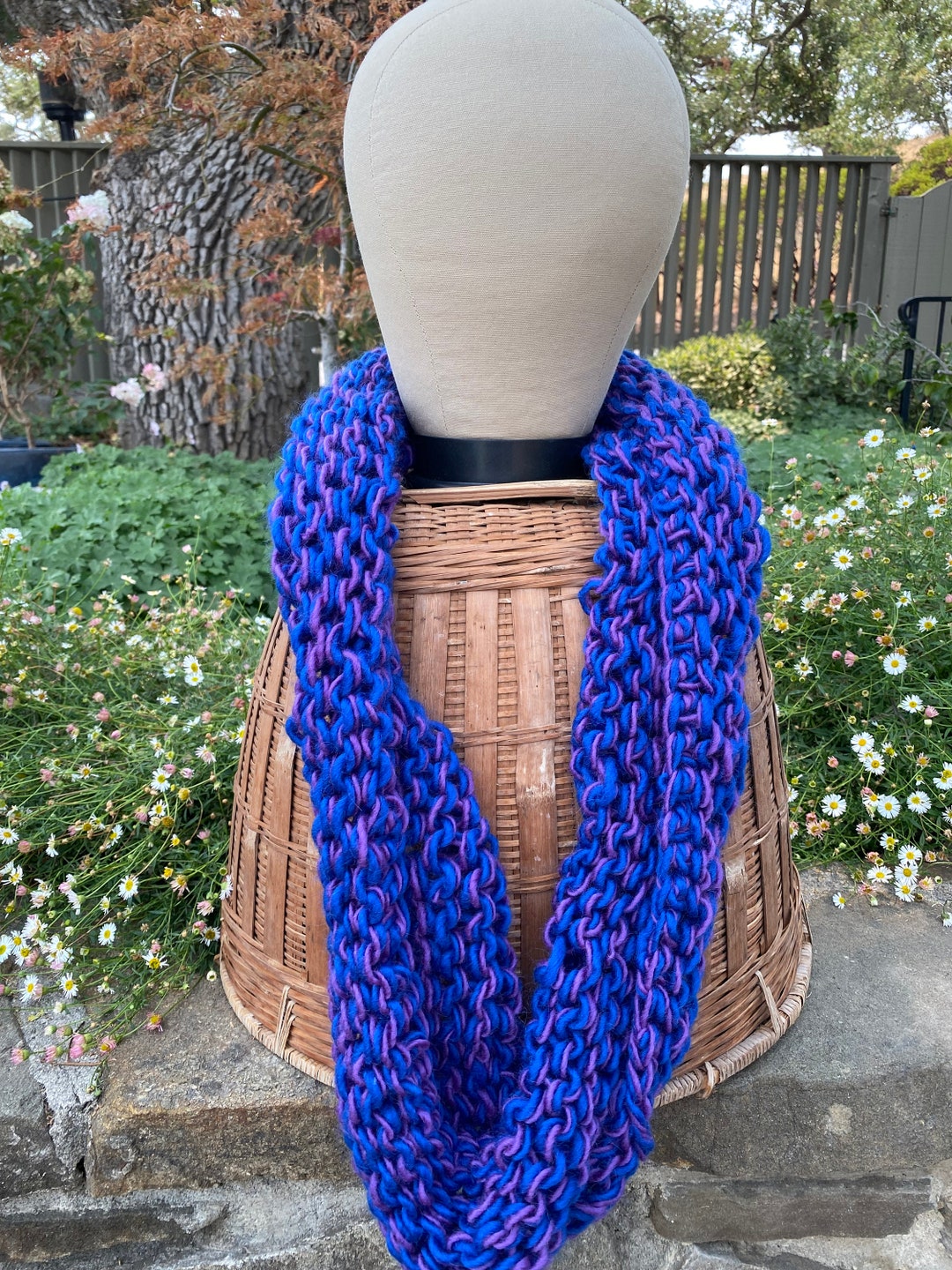 Hand-knit Mobius Cowl - Etsy