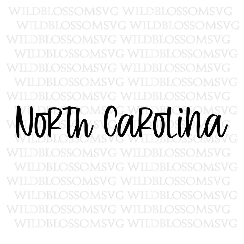 North Carolina SVG NC PNG - Etsy