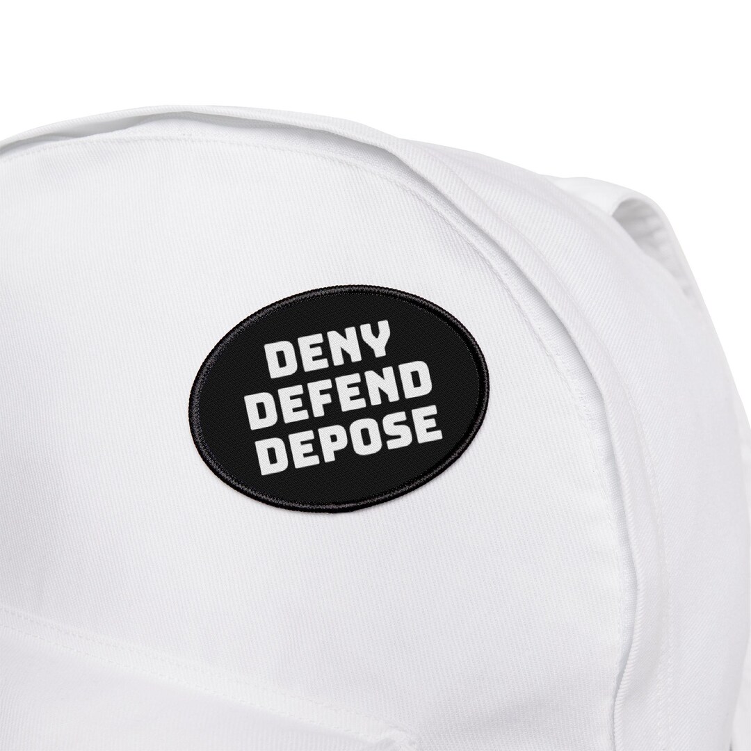 Deny Defend Depose Iron-on Patches - Etsy