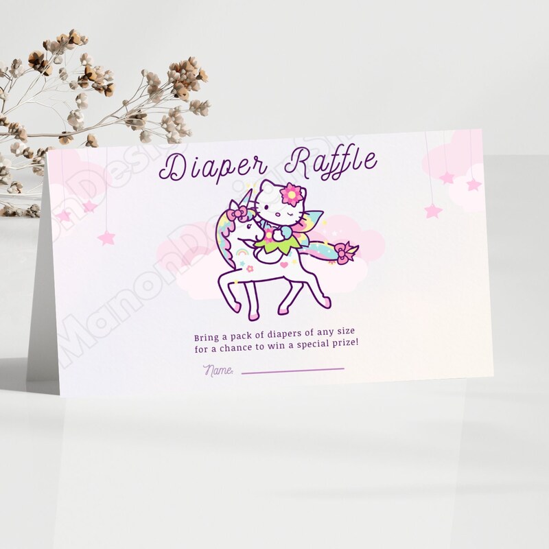 Unicorn Diaper Cake - Etsy