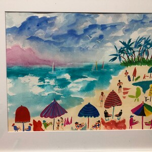 Tropical Ocean Decor, Coastal Ocean Gifts, Tropical Watercolor Decor ...