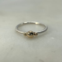 Handmade Recycled Gold Ring With Random Diamonds -diamond Jubilee Ring ...
