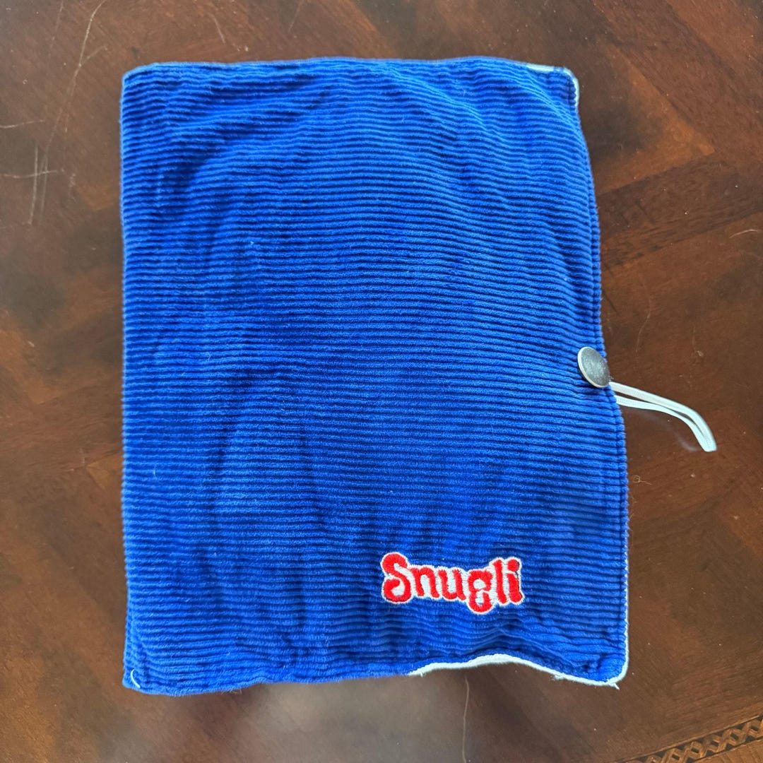 Vintage Snugli Soft Corduroy Activity Book Toddler Velcro Counting ...