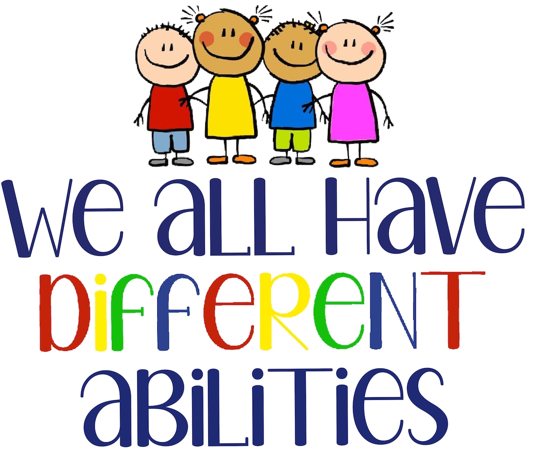 We All Have Different Abilities Png, Special Needs, SPED - Etsy