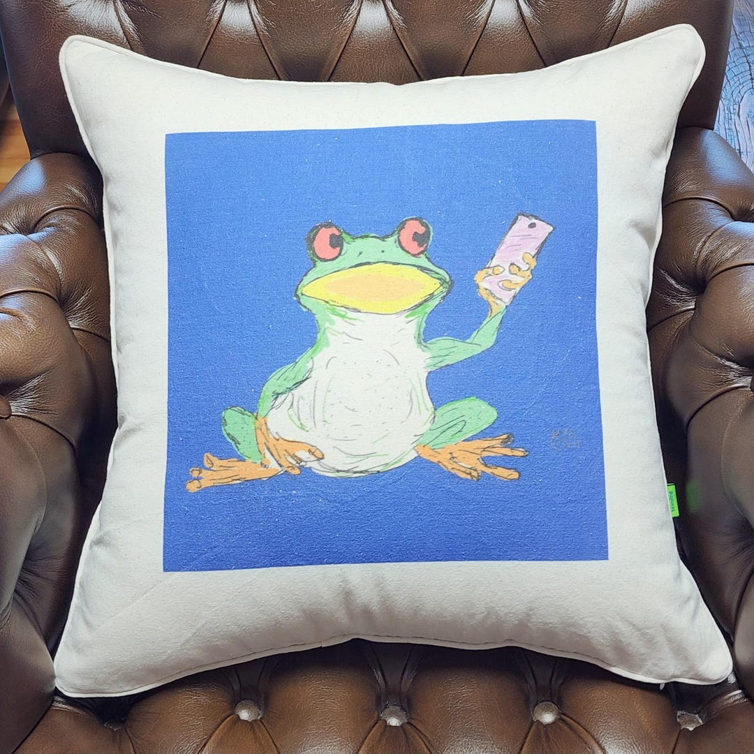 Daddy Frog Cushion Cover – From the Mogibranding “frog Family ...