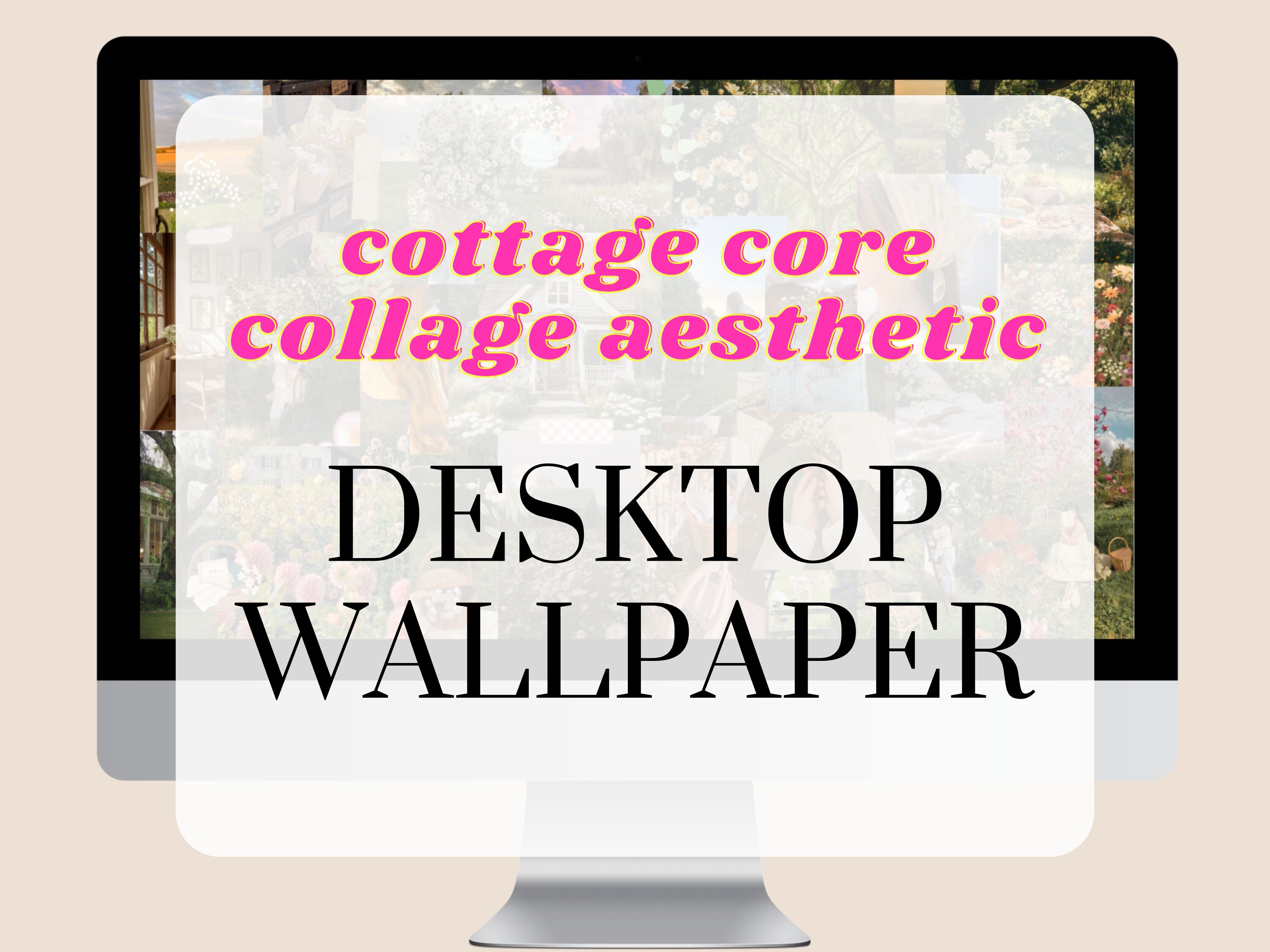 Cozy Cottage Core Aesthetic Desktop Wallpaper, Digital Download ...