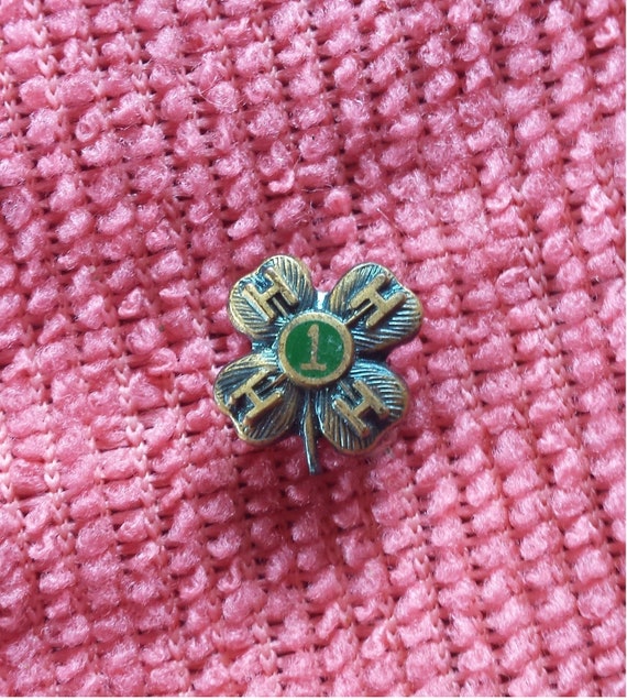 Vintage Antique 4-H pins – 1st year and “first” lapel… - Gem