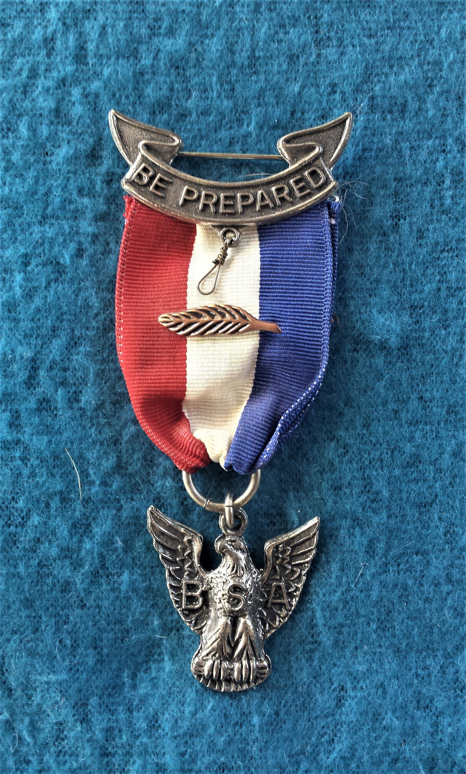 Vintage Eagle Scout Sterling Silver Pin With Bronze Palm, Eagle Scout ...