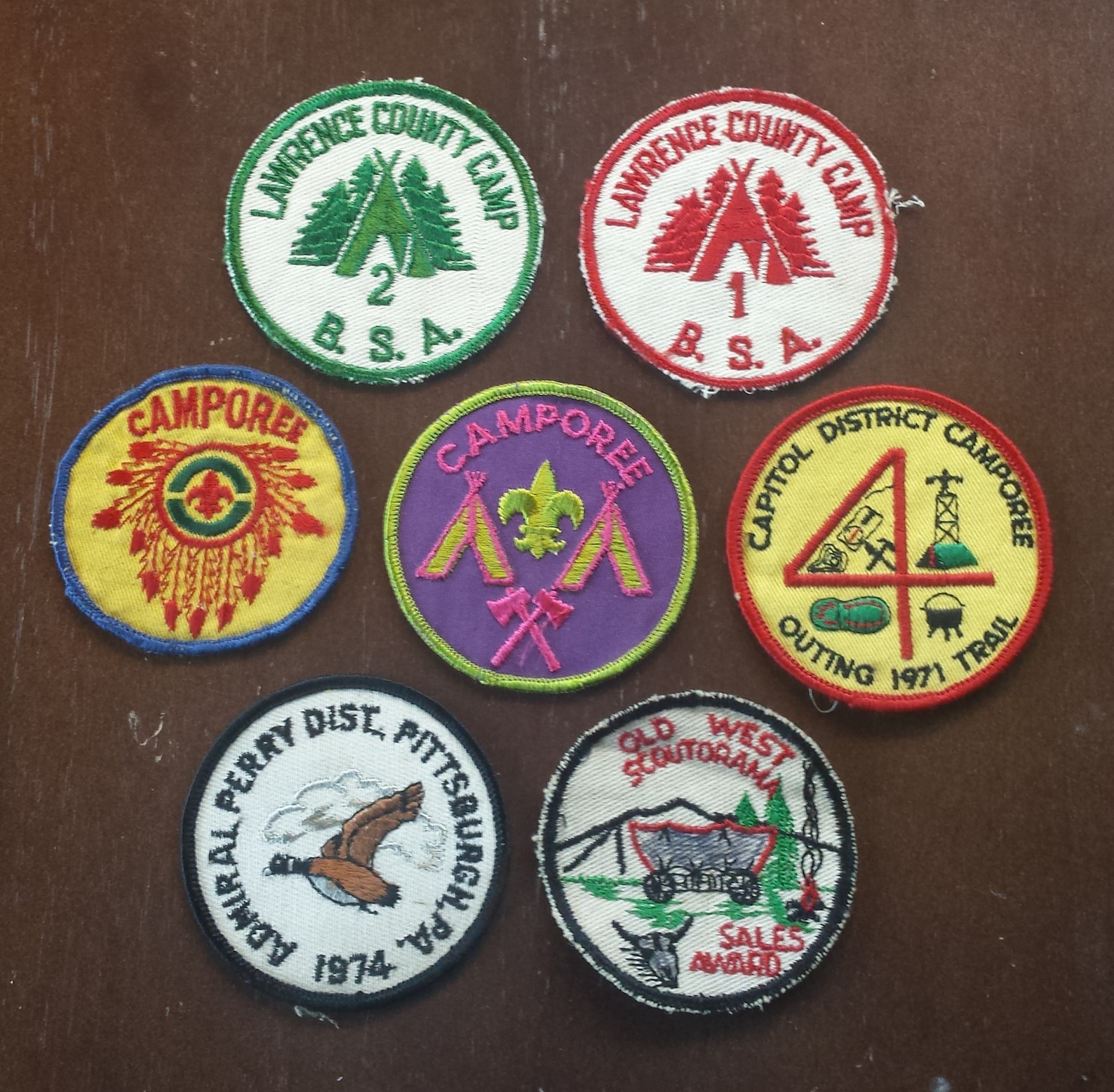 Rare Vintage Boy Scout Camp Patches - Etsy