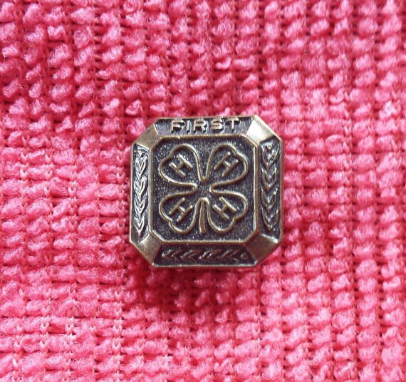 Vintage Antique 4-H pins – 1st year and “first” lapel… - Gem