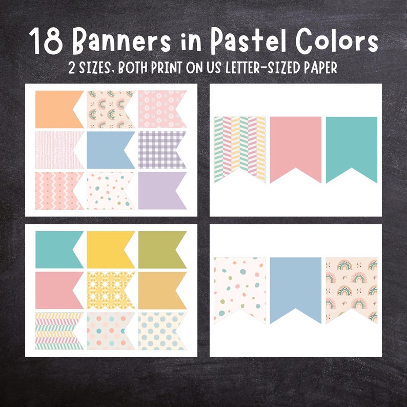 Pastel Bulletin Board Kit, Back to School Bulletin Board, Letters ...