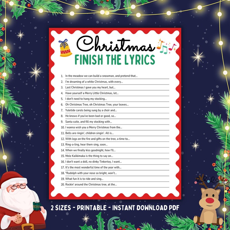 Christmas Games - Etsy
