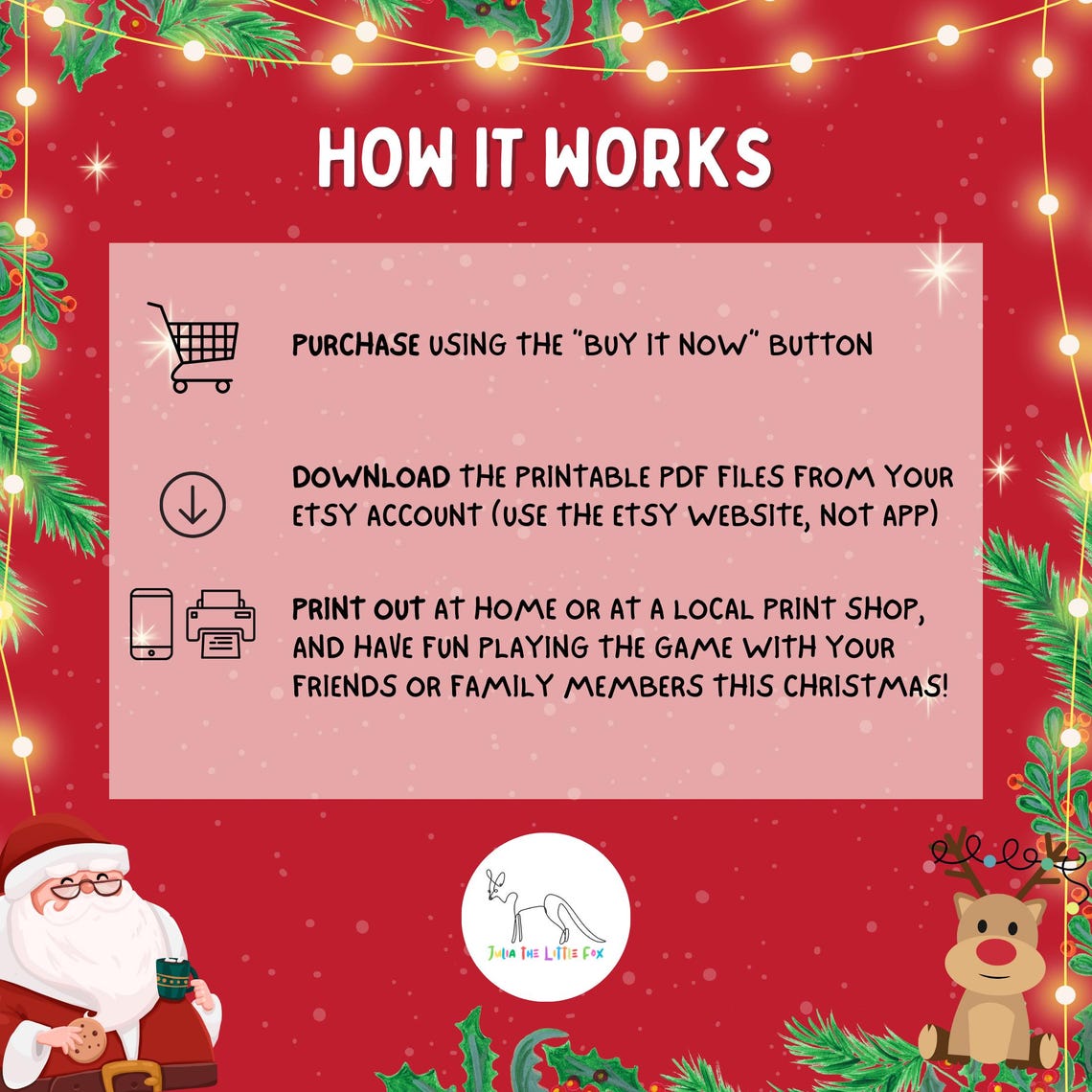 Christmas Around the World Game, Across the World Game, Printable ...