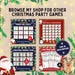 Christmas Candy Dice Game, Printable Christmas Game, Christmas Party ...