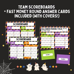 Halloween Friendly Feud, Printable Halloween Game, Halloween Activity ...