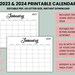 Editable 2023 Calendar, 2024 Calendar, 2024 Monthly Planner, Printable ...