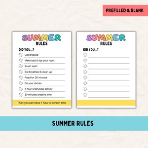 Printable Editable Summer Planner 2025 for Kids, Summer Calendar ...