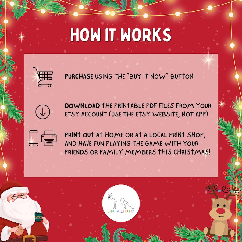 Christmas Trivia Quiz Game, Printable Christmas Family Game, Festive ...