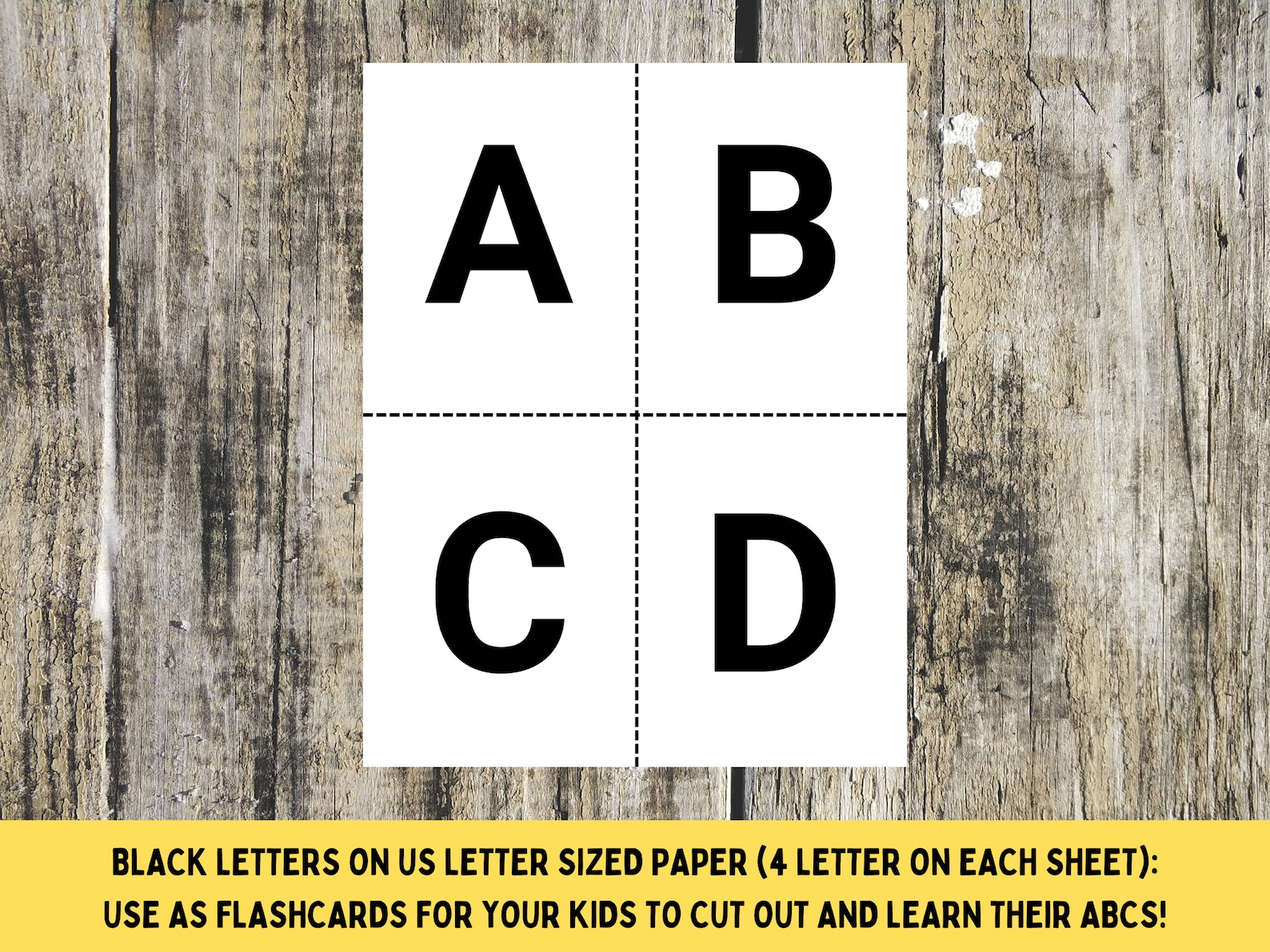 Large Printable Alphabet Letters: Classroom Bulletin Board (editable ...
