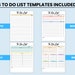 Editable to Do List Bundle: Daily, Weekly, Monthly Planner (digital PDF ...