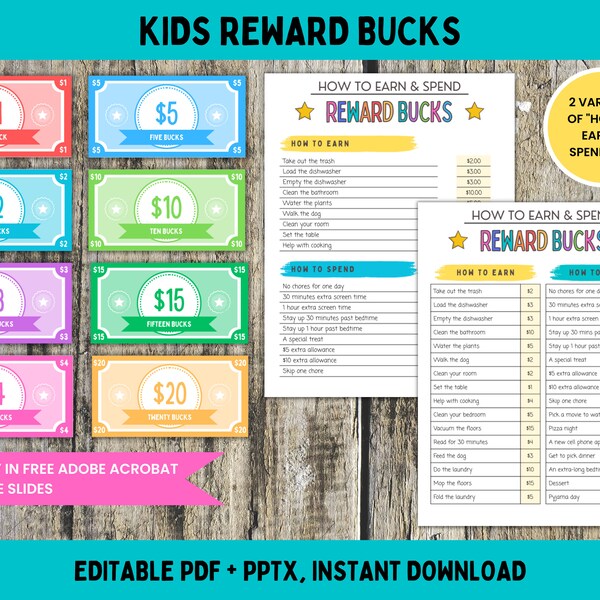Kids Reward System - Etsy