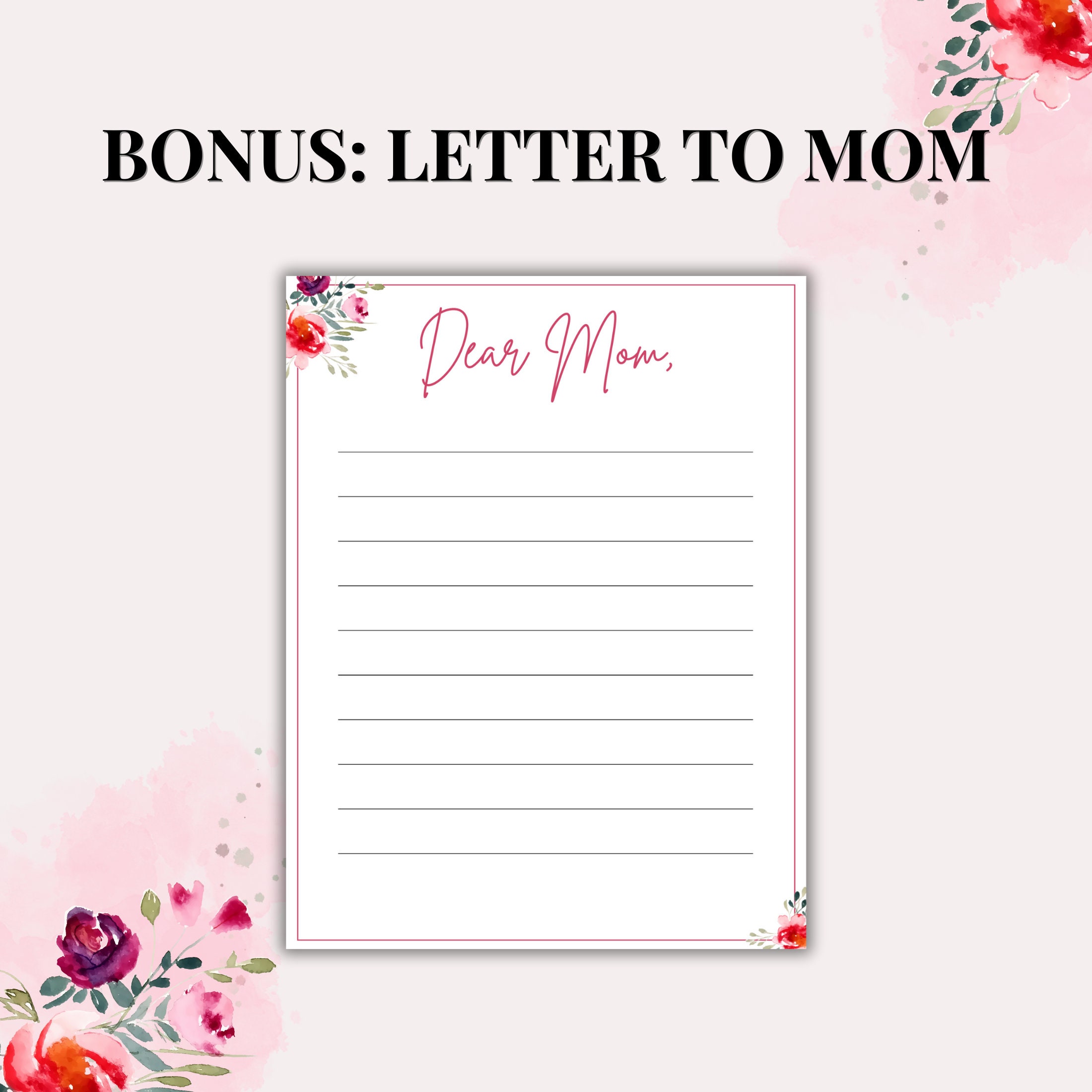 Mothers Day Game Bundle, 10 Printable Mothers Day Games, Mothers Day ...