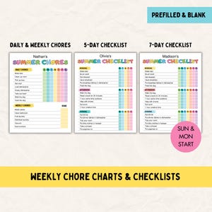 Printable Editable Summer Planner 2025 for Kids, Summer Calendar ...