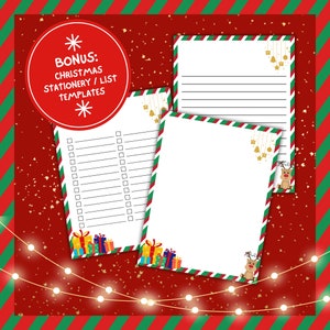 Printable Letter to Santa, Dear Santa Letter to Santa, Christmas Wish ...