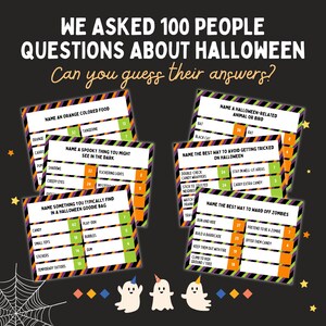 Halloween Friendly Feud, Printable Halloween Game, Halloween Activity ...
