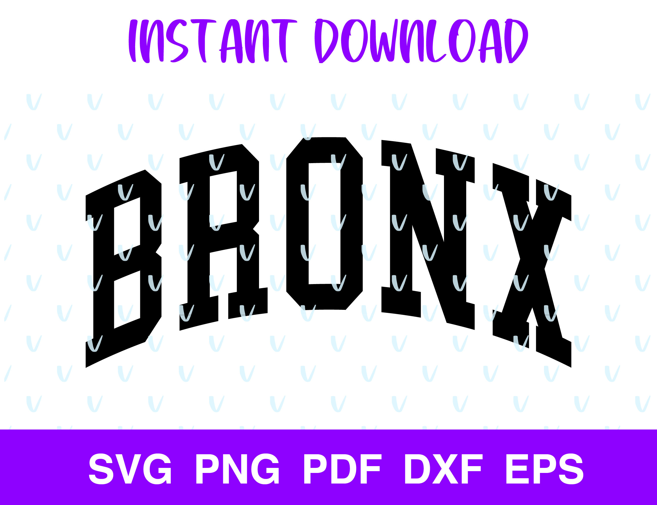 Bronx SVG Scalable Vector for Cricut & Glowforge College or - Etsy