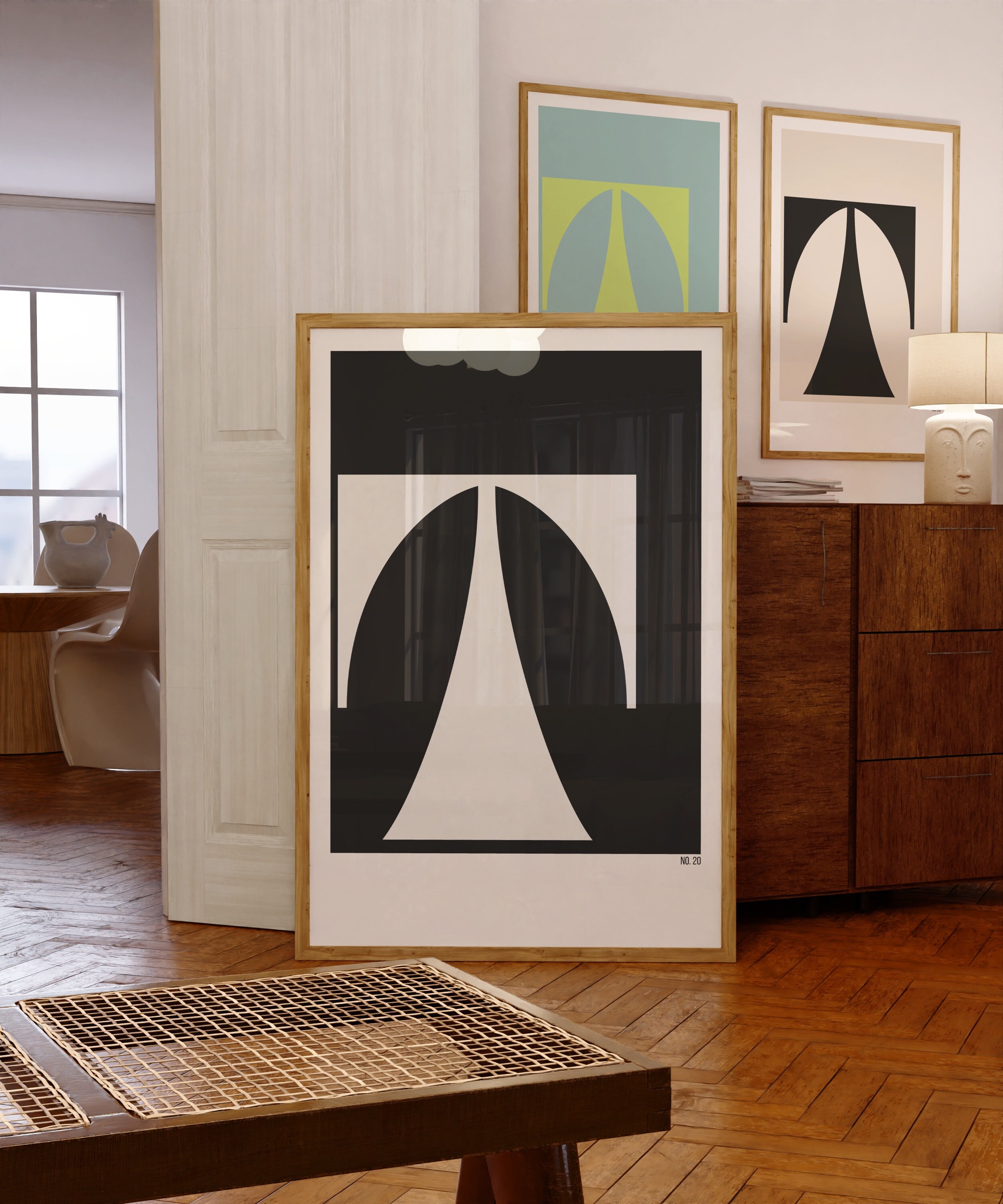 Printable Letter Initial Posters, Monogram Wall Art, Letter T Initial Art Print, Set of 3 Print ...