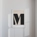 Printable Letter Initial Posters, Monogram Wall Art, Letter M Initial ...