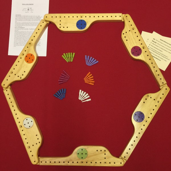 Pegs and Jokers Board Game - Etsy