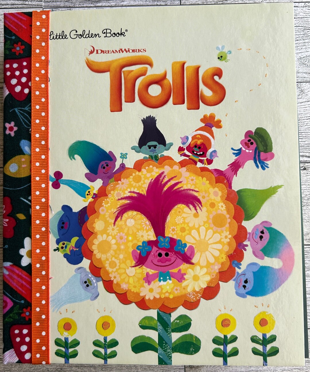 Hand Altered Journal TROLLS Little Golden Book - Etsy