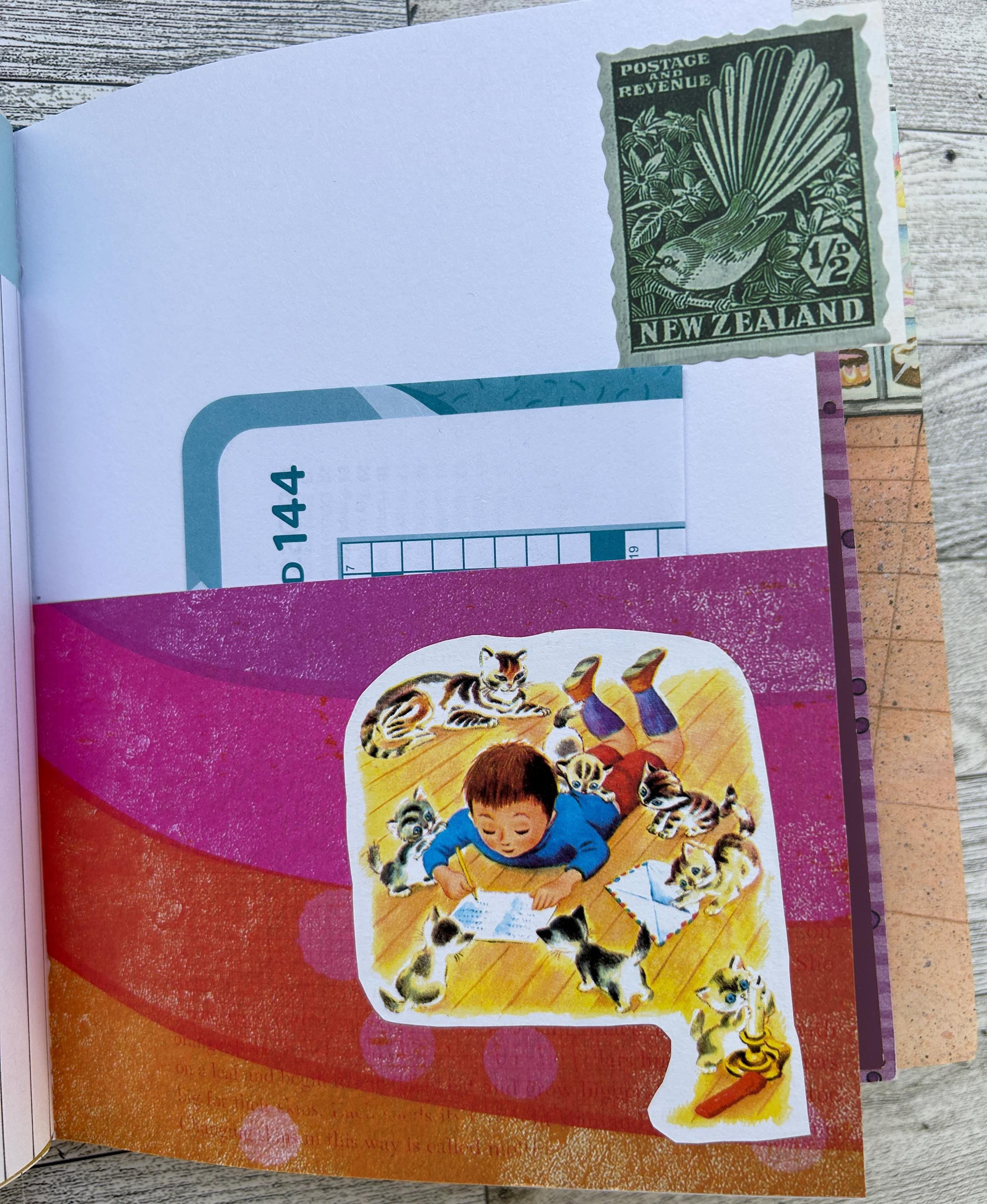 Hand Altered Journal - TICKETY TOCK What Time is It? Little Golden Book ...