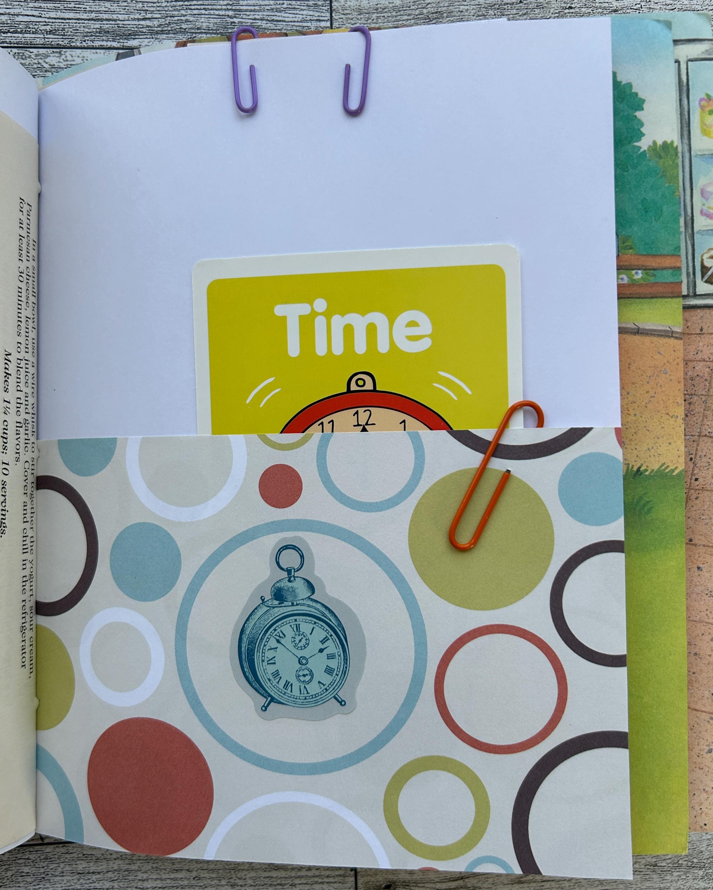 Hand Altered Journal - TICKETY TOCK What Time is It? Little Golden Book ...