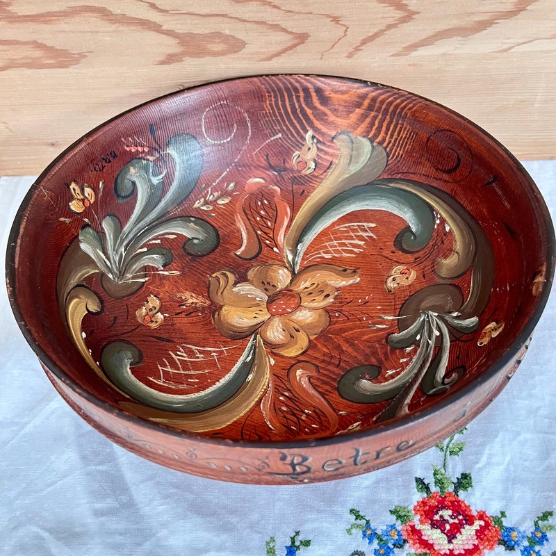 Norwegian Rosemaling - Etsy