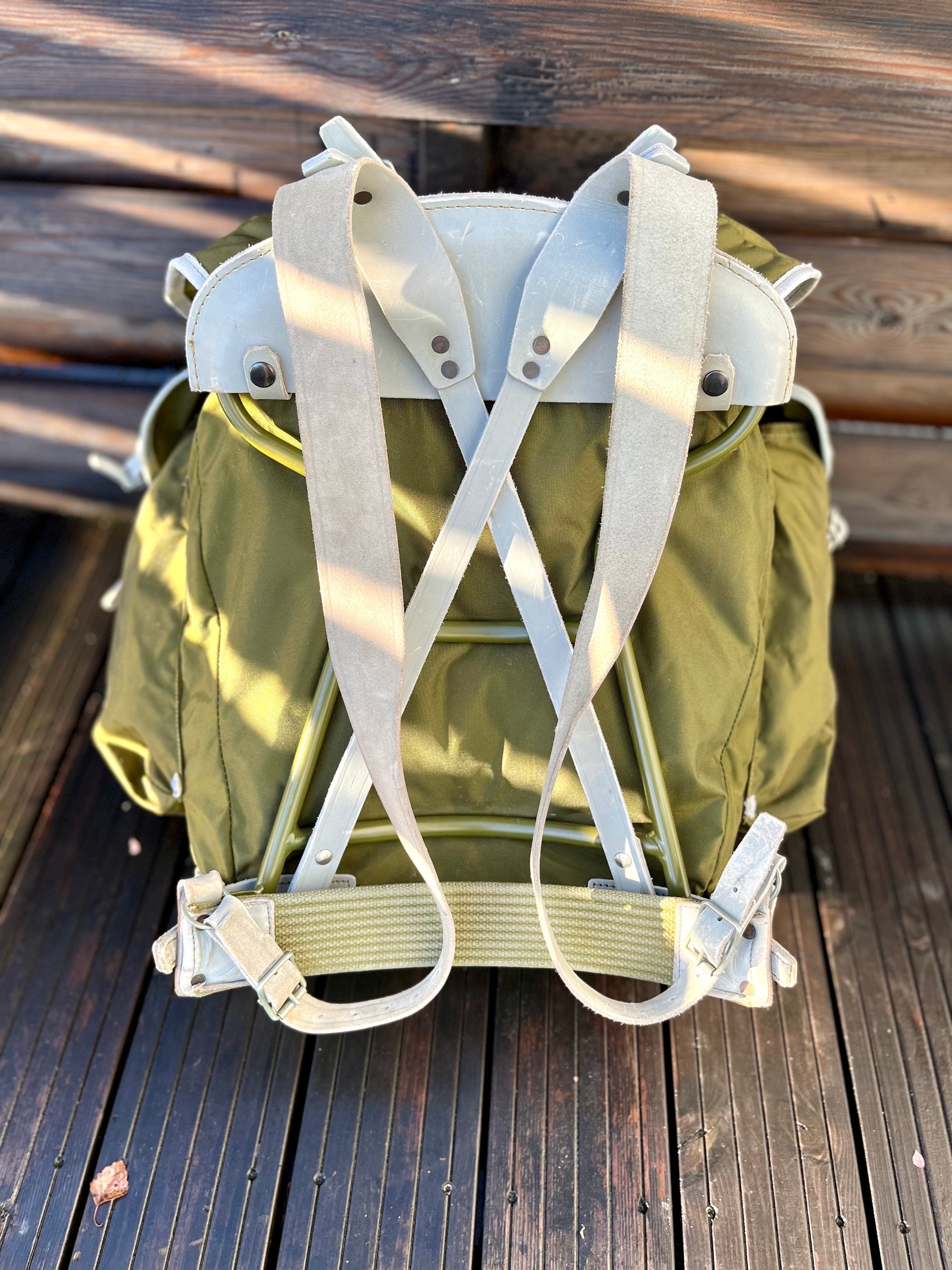 Original Norwegian Bergen Backpack / Norwegian Vintage Military Army ...