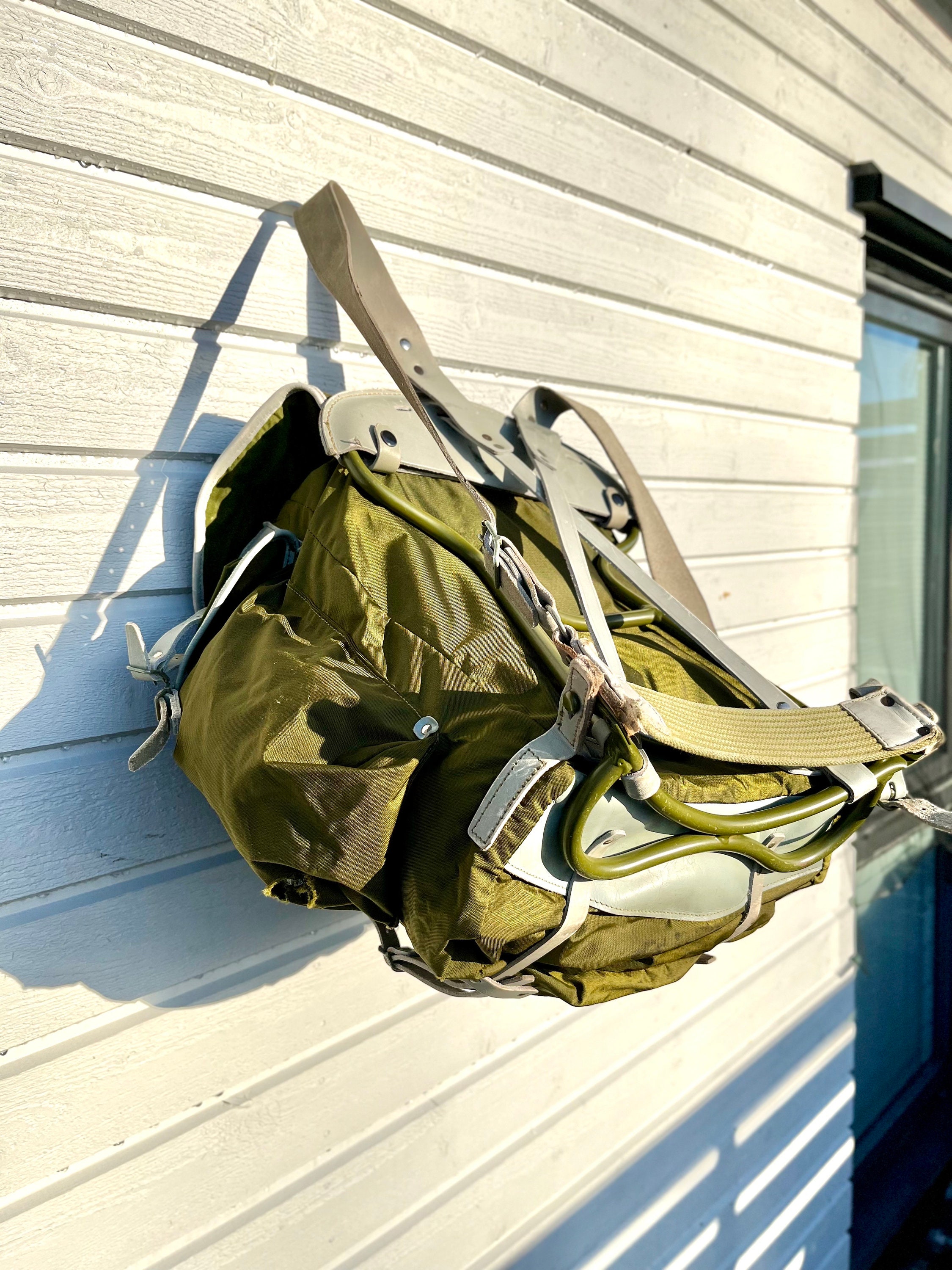 Original Norwegian Bergen Backpack / Norwegian Vintage Military Army ...