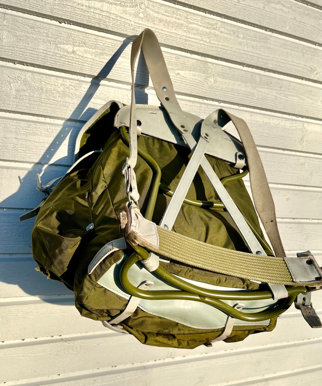 Original Norwegian Bergen Backpack / Norwegian Vintage Military Army ...