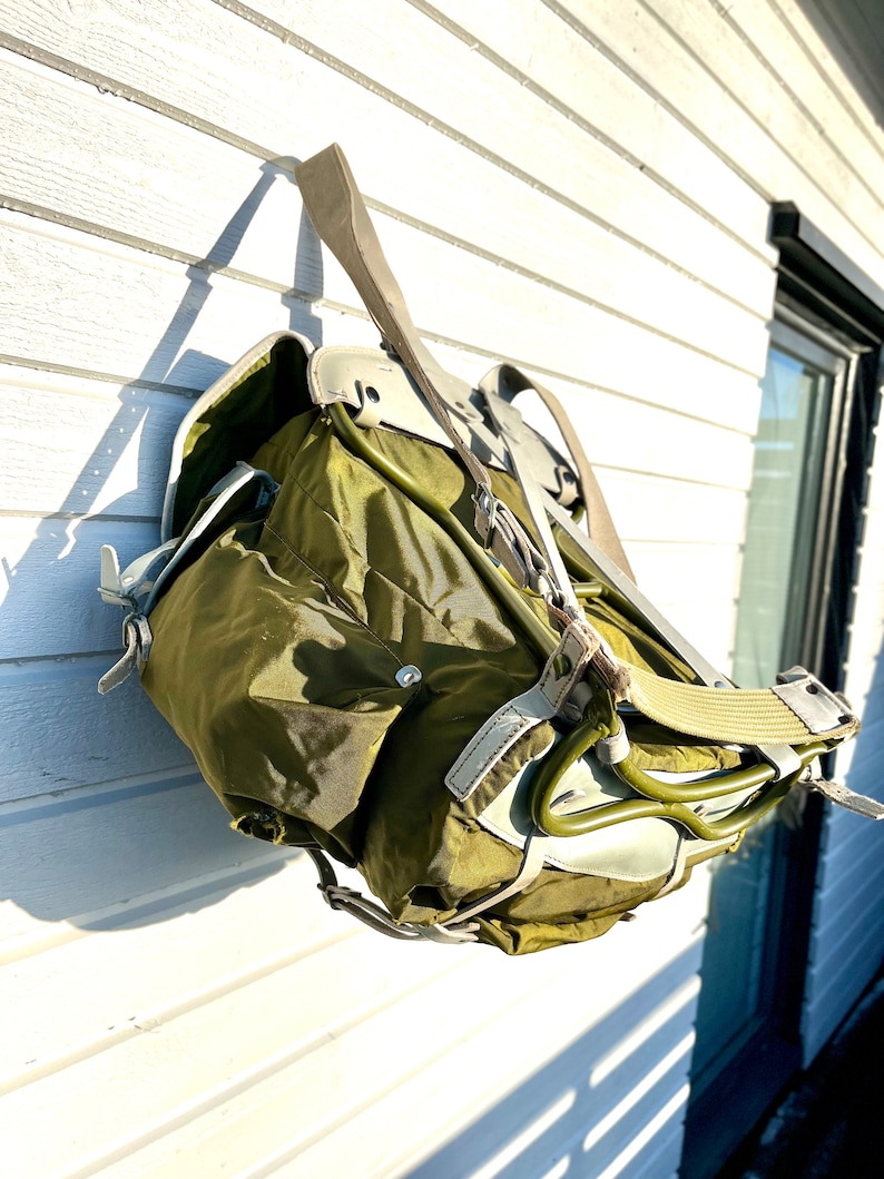 Original Norwegian Bergen Backpack / Norwegian Vintage Military Army ...