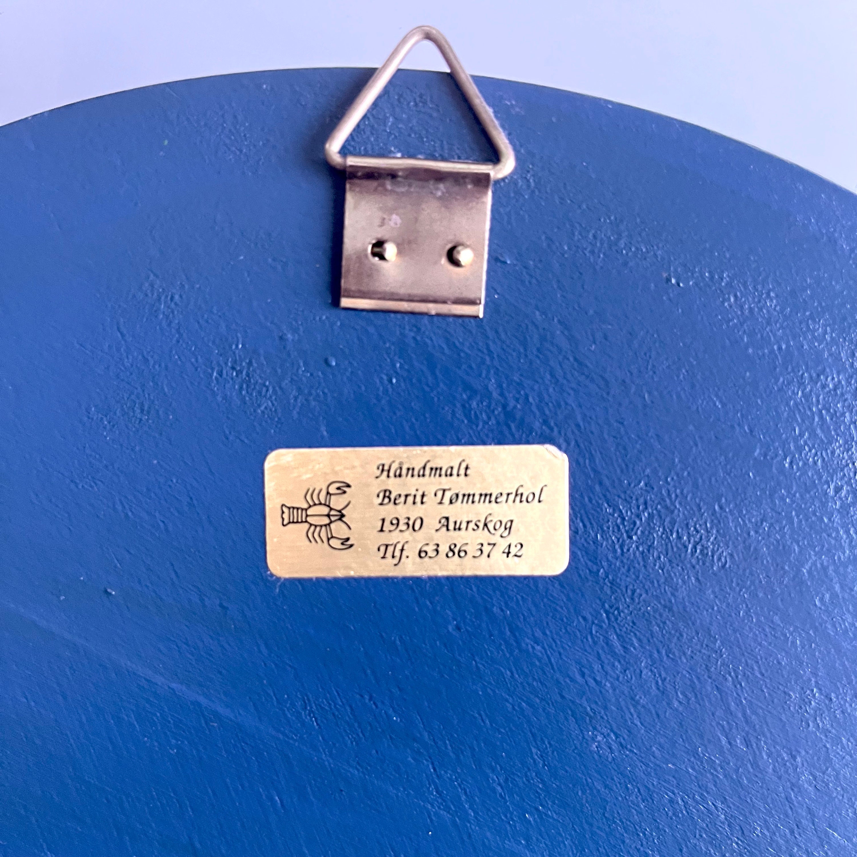 Wooden Hand Painted Wall Plate in the Shape of Clock / Floral Handmade ...